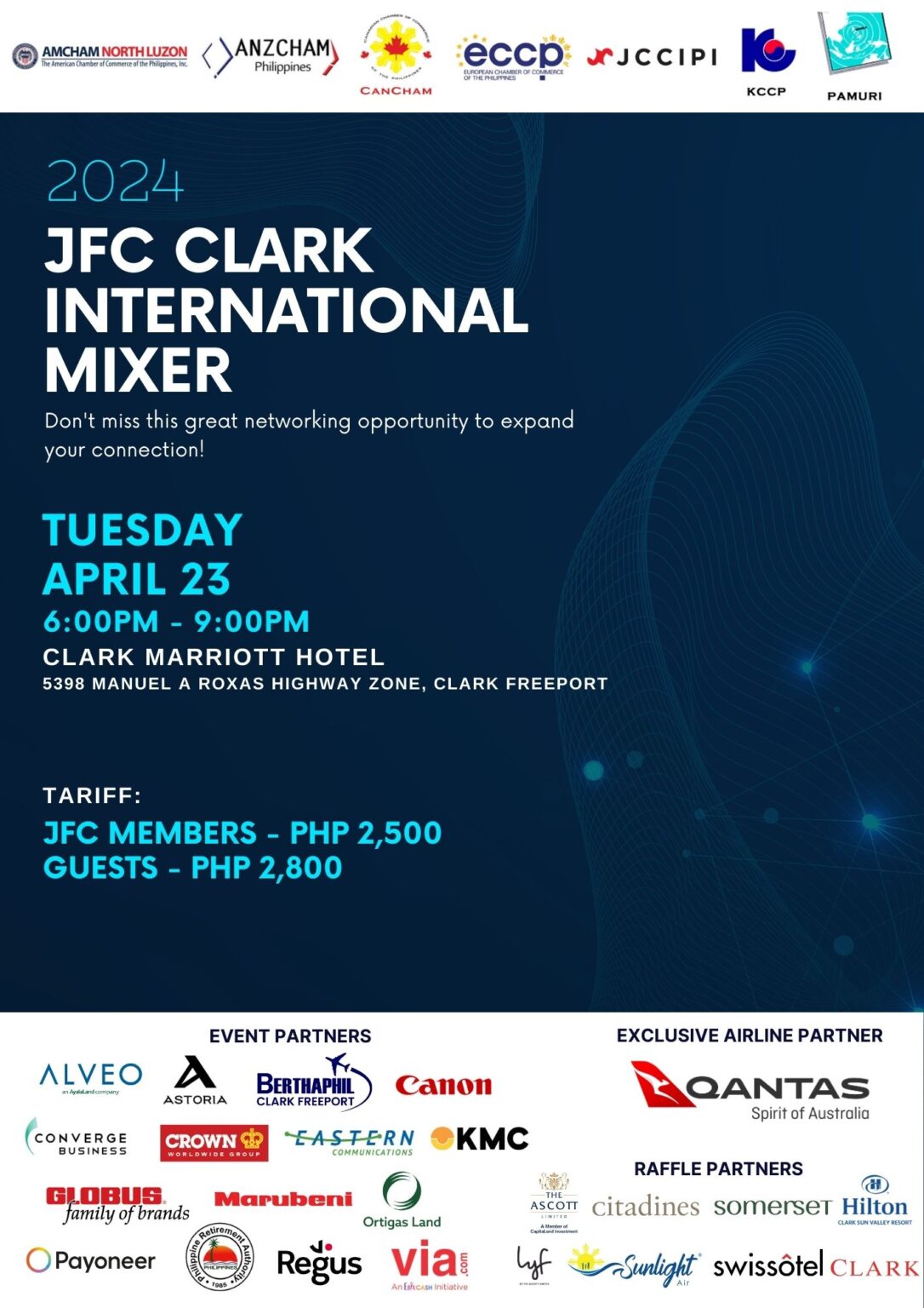 [Event] JFC Clark International Mixer on Tuesday, 23 April 2024 from 6: ...